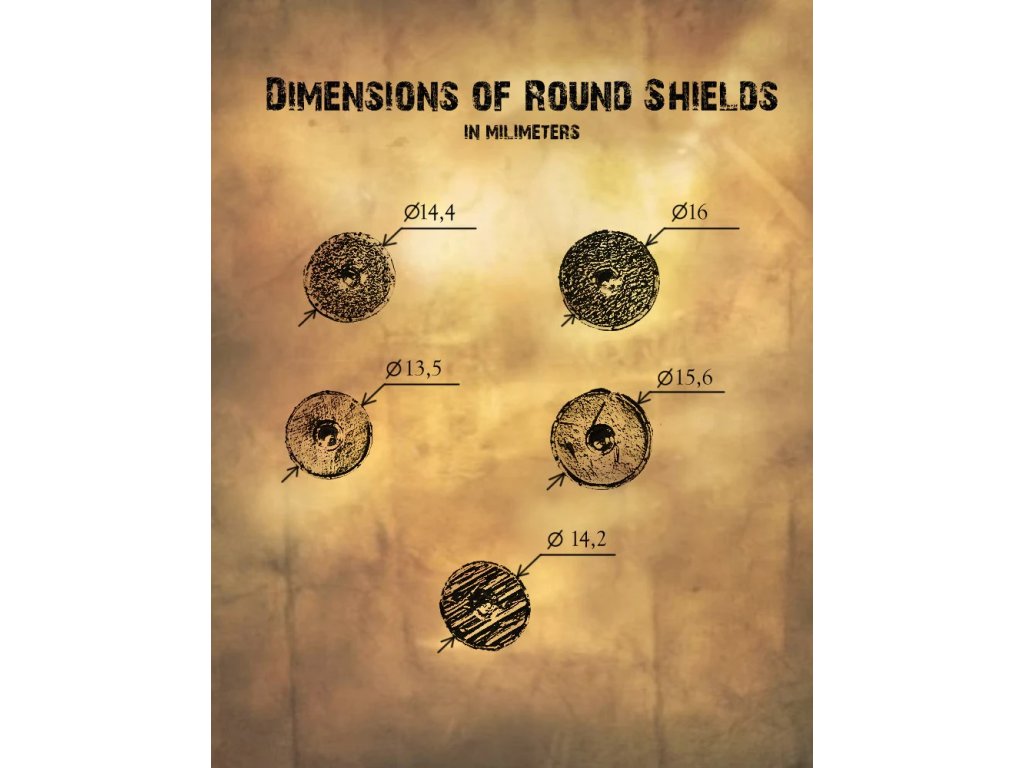 Medieval Round Shields - Chaostemple Miniatures