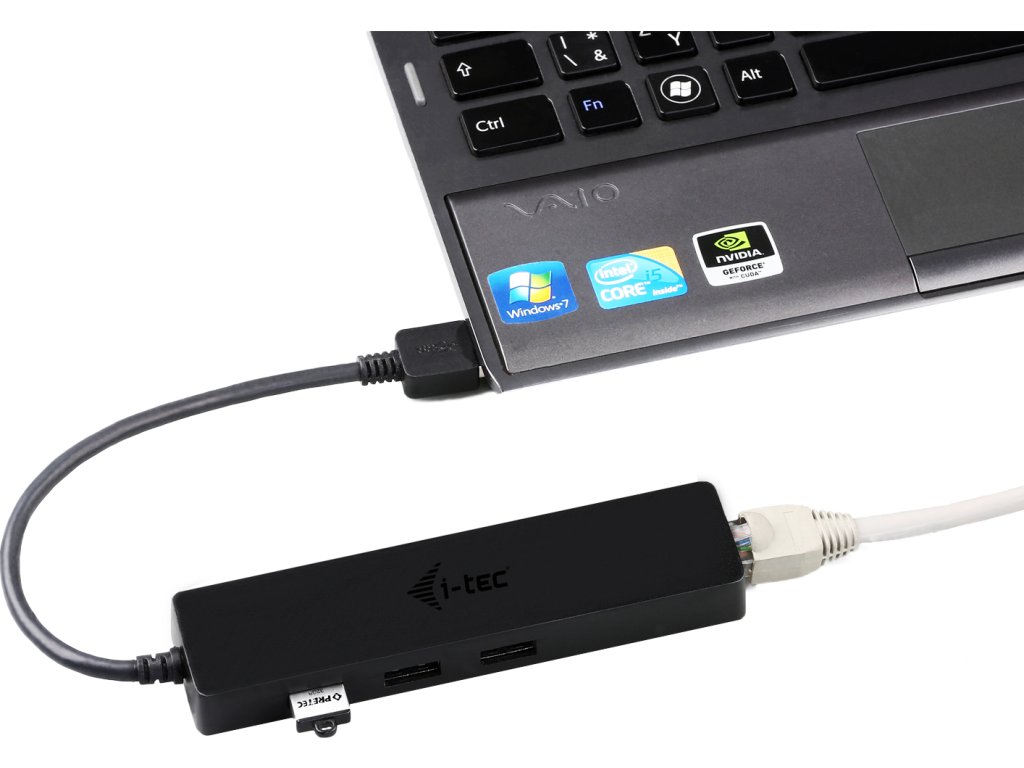 iTec USB 3.0 Slim HUB 3 porty + adaptér Gigabit Ethernet - Ekotoner.sk
