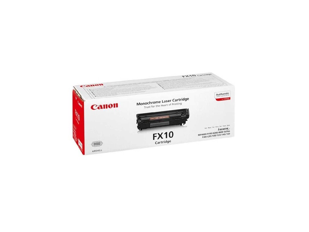 Canon FX10 - originální černý toner 2000 stran Canon FX10 - originální černý toner FX-10 do ...