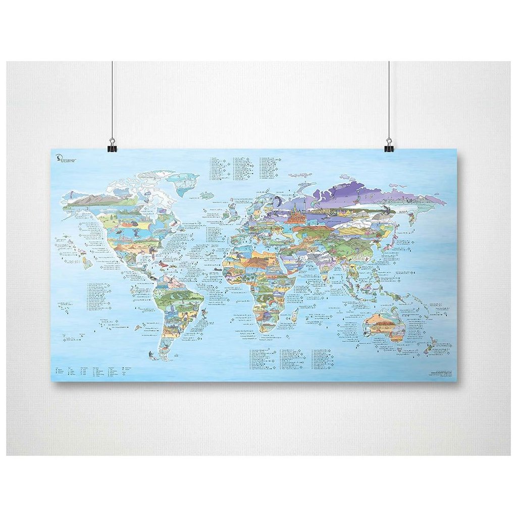 KITESURF TRIP mapa original - SURF DREAM